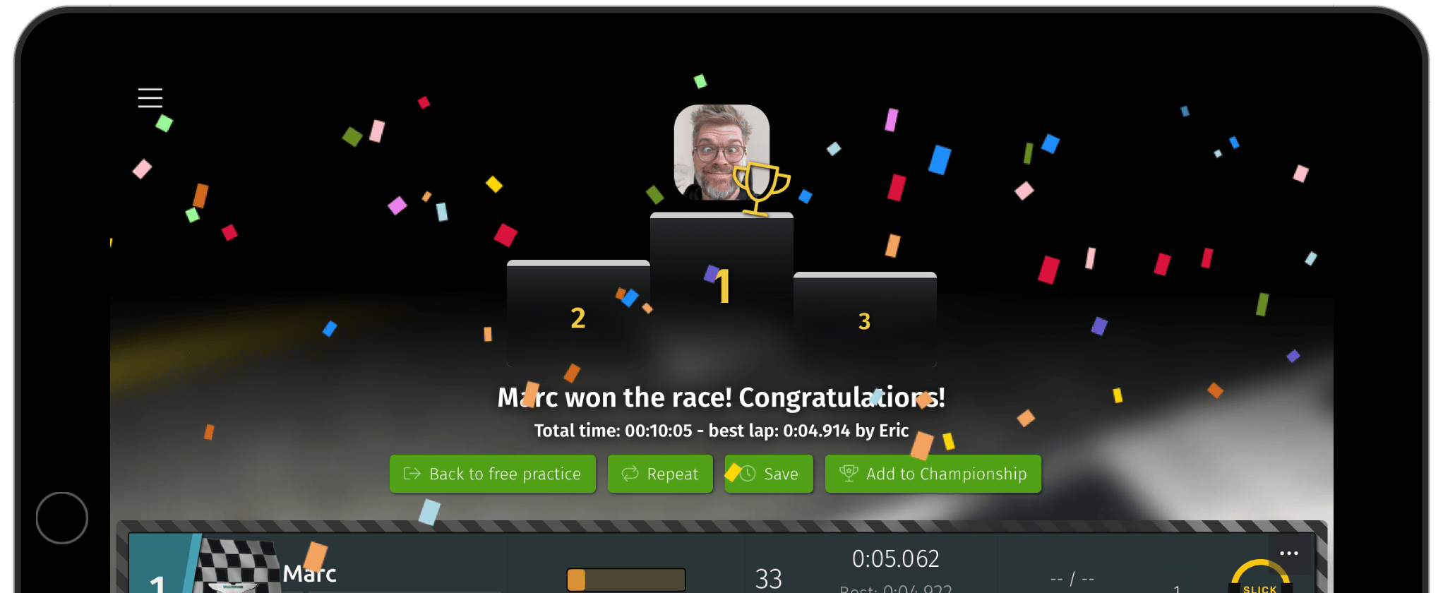 Championships - SmartRace for Scalextric ARC